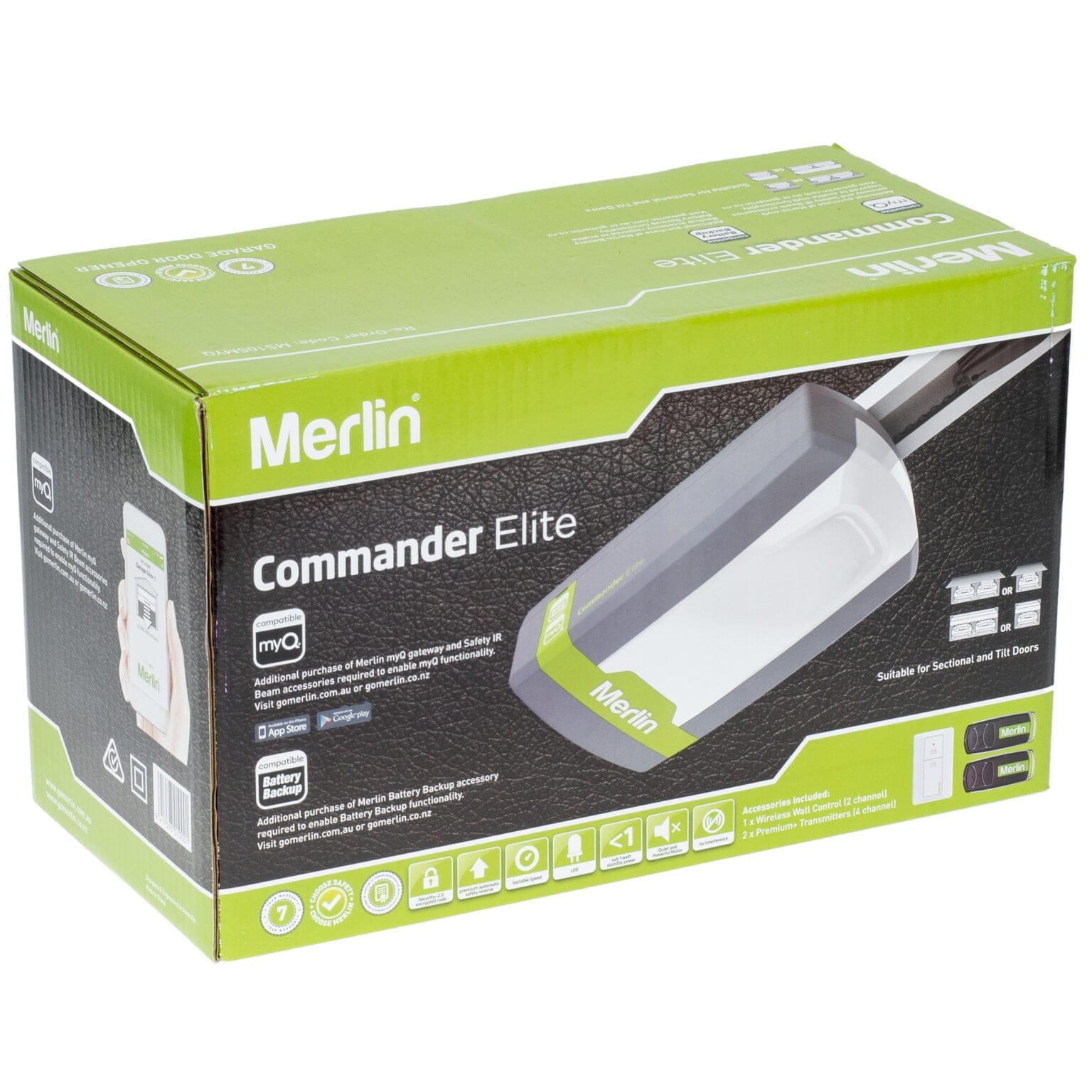 Merlin MS105MYQ Garage Opener Commander Elite | SmartPhone Ready ...