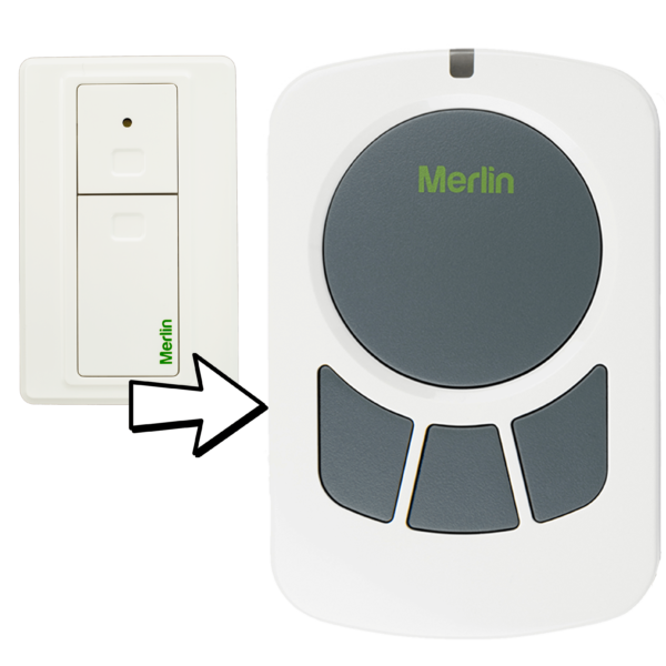 Merlin E138M Wireless Wall Button Security+ 2.0 | National Garage