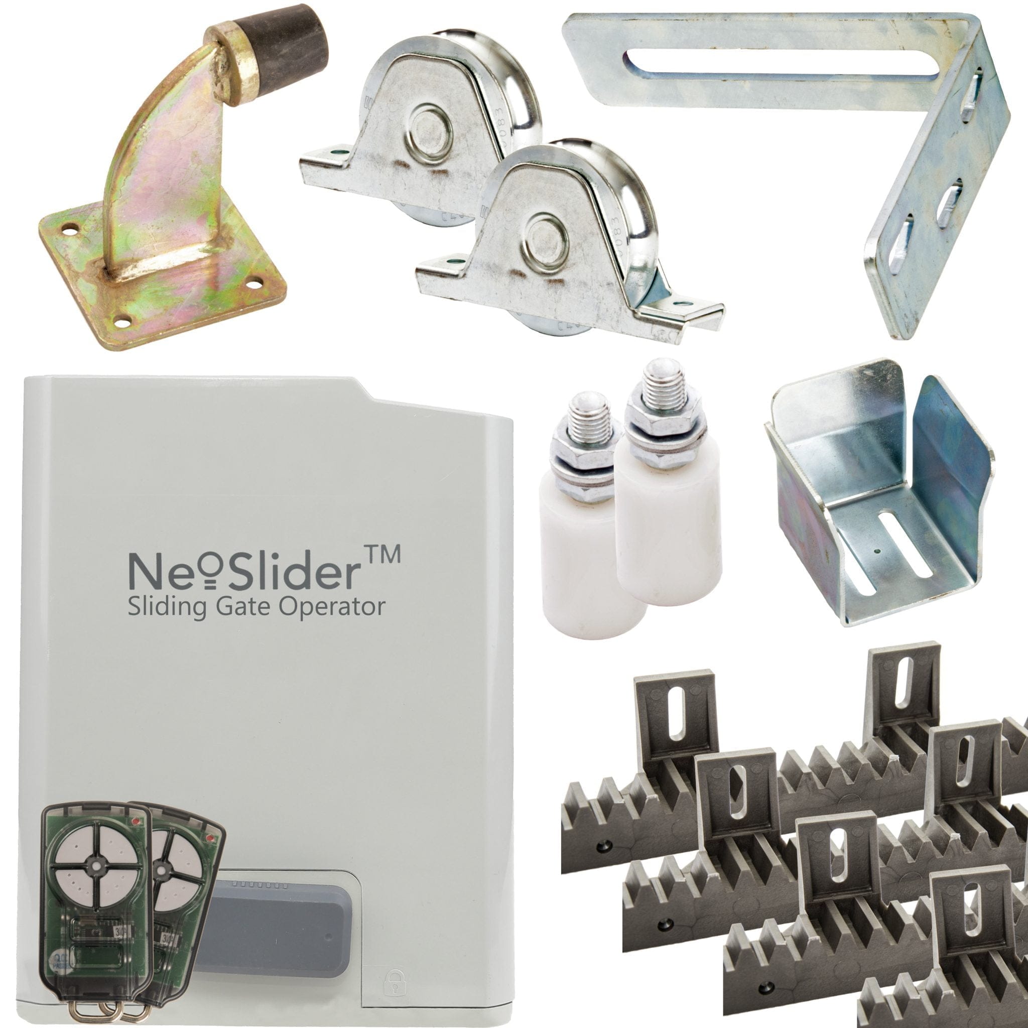 Complete NES-800 sliding Gate Kit | Automate your gate | National Garage