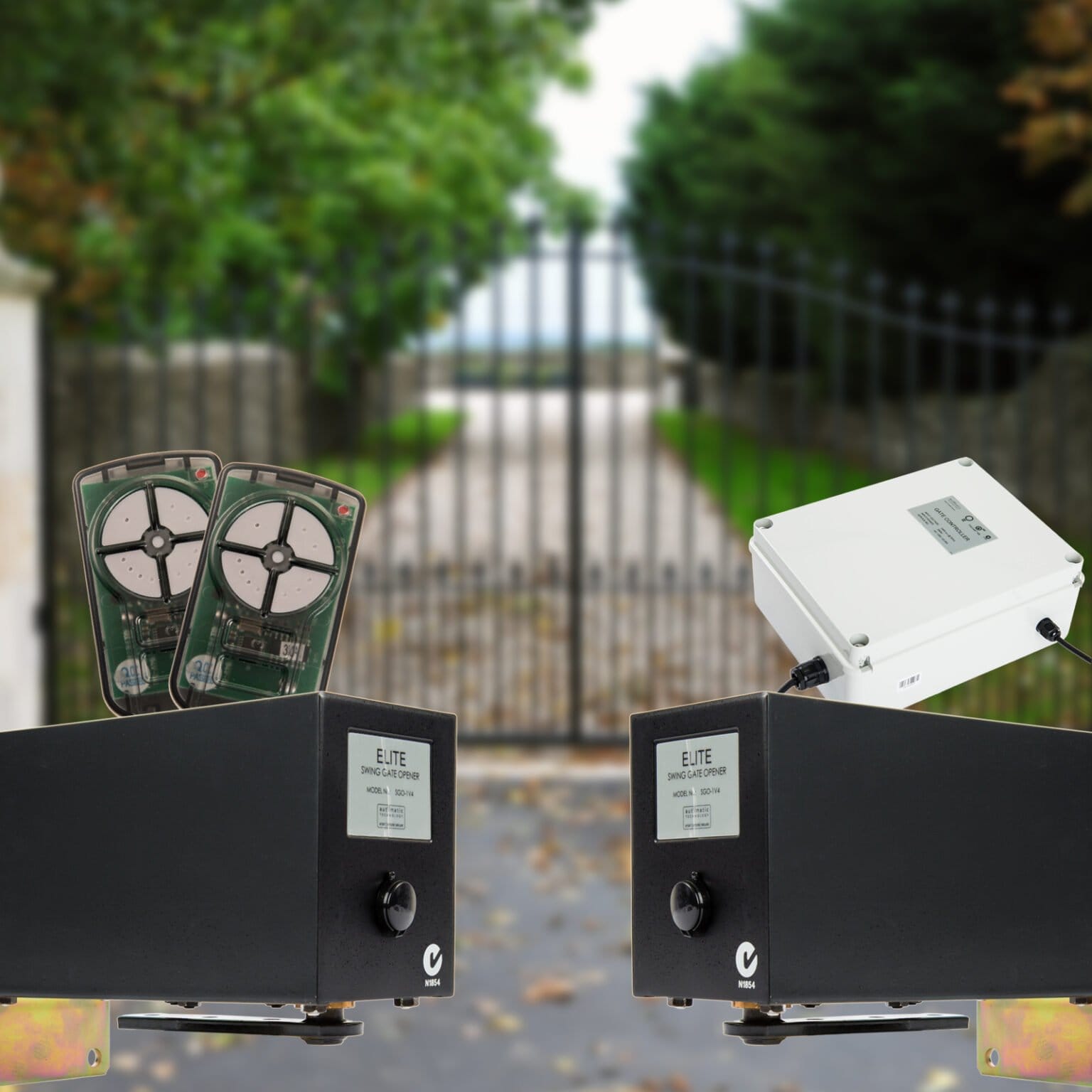 ATA SGO1v4 Dual Swing Kit Elite Gate Opener DCB05 | National Garage