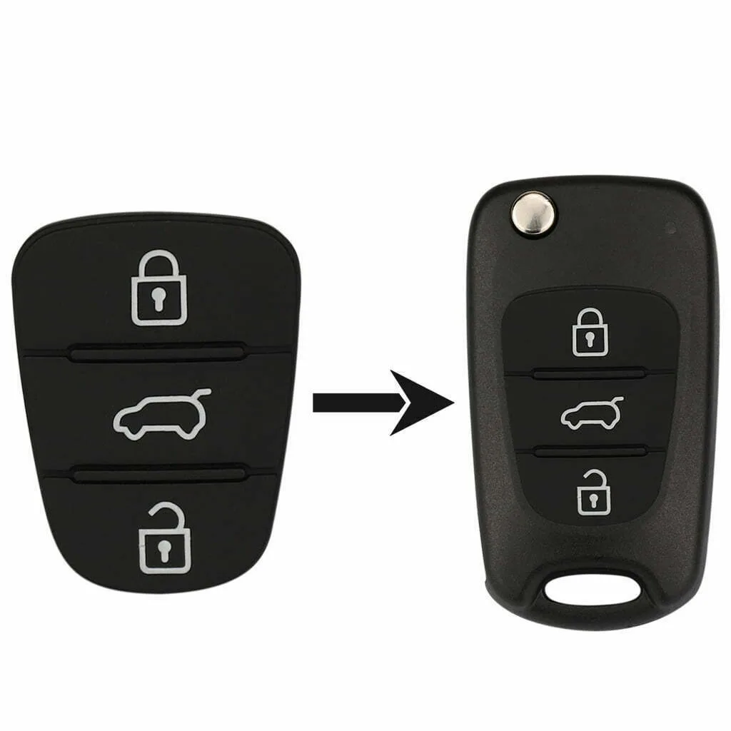 Hyundai Car Key Replacement Rubber Buttons | National Garage