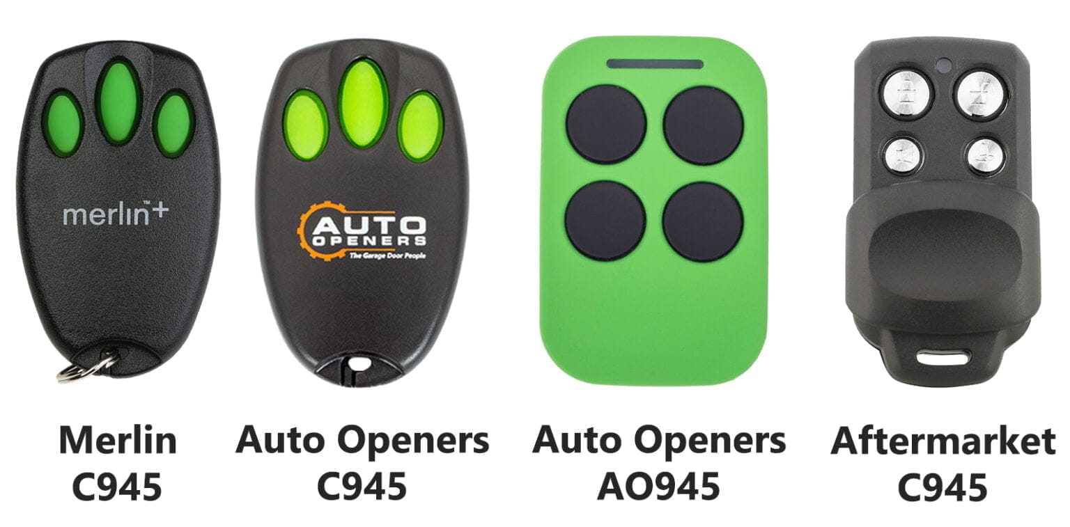 How To Program Merlin C945 Remote | National Garage Remotes