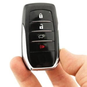 Toyota Landcruiser, Hilux 4 Button Replacement Smart Car Key