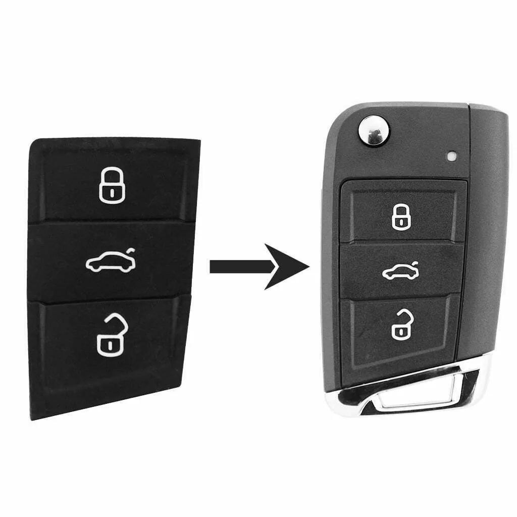 Volkswagen Skoda Replacement Car Key Button | National Garage