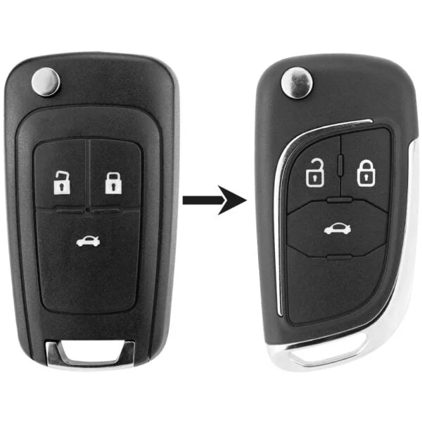 Holden 3 Button Flip Key: Cruze, Barina, Trax | National Garage