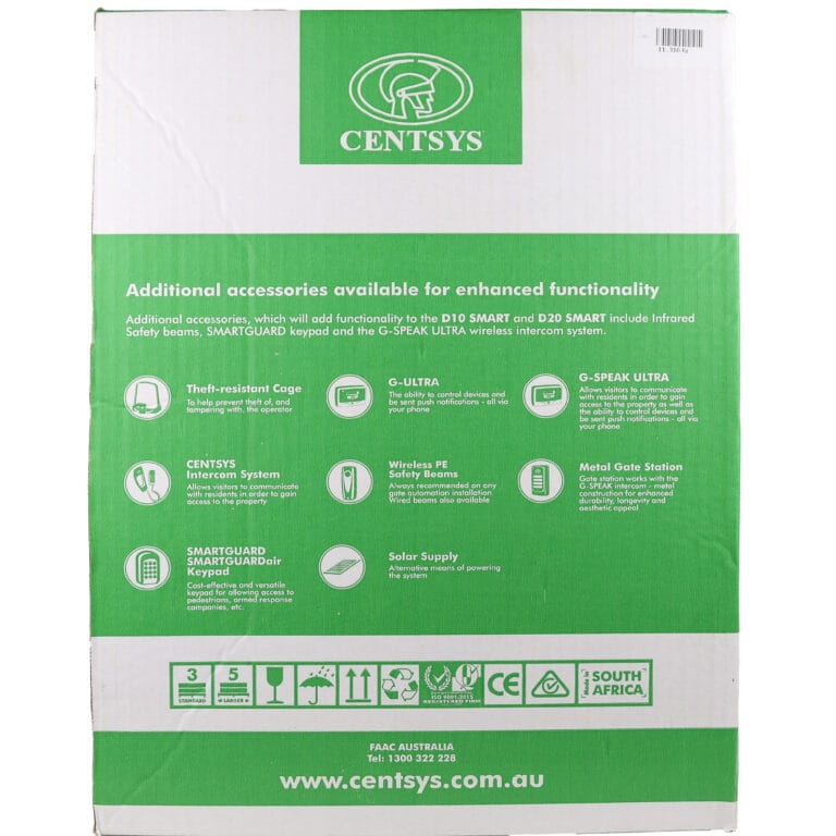Centsys D10 Smart Industrial Gate Opener Kit | National Garage