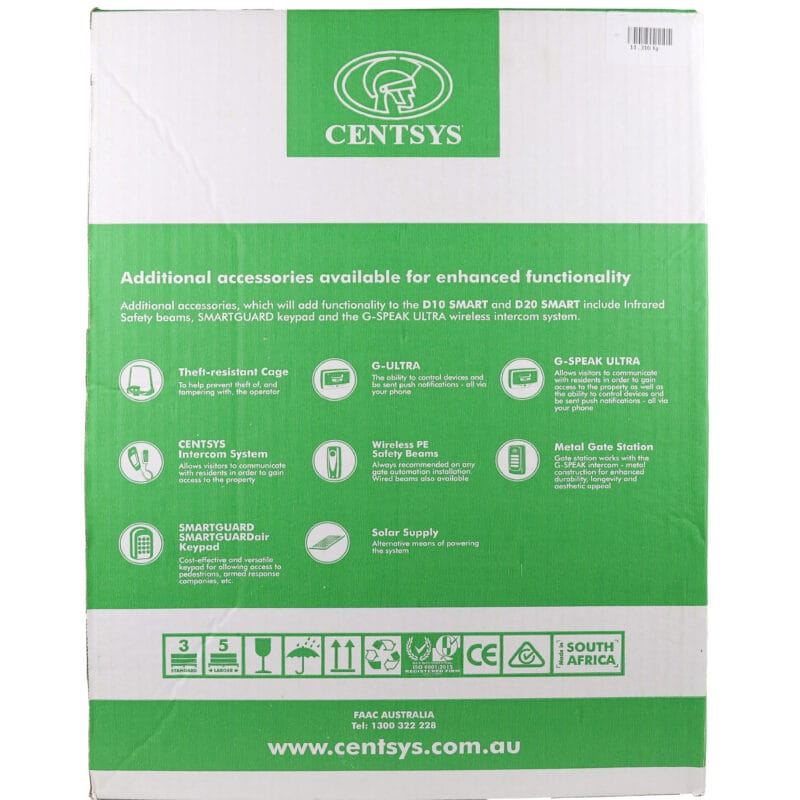 Centsys D10 Smart Industrial Gate Opener Kit | National Garage