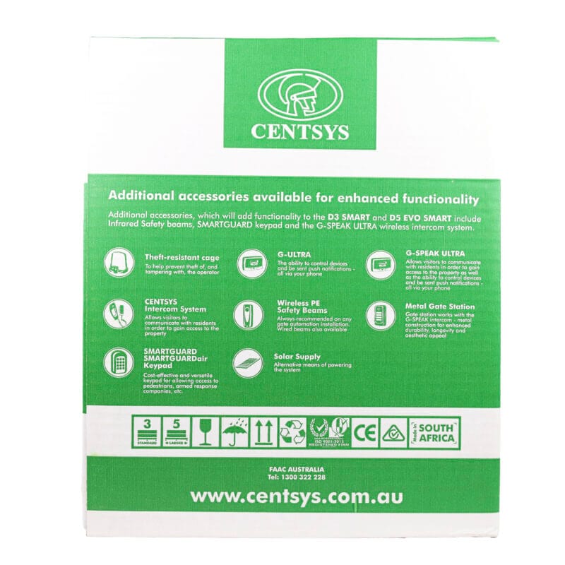 Centsys D3 Smart Low Voltage Complete Gate Kit | National Garage