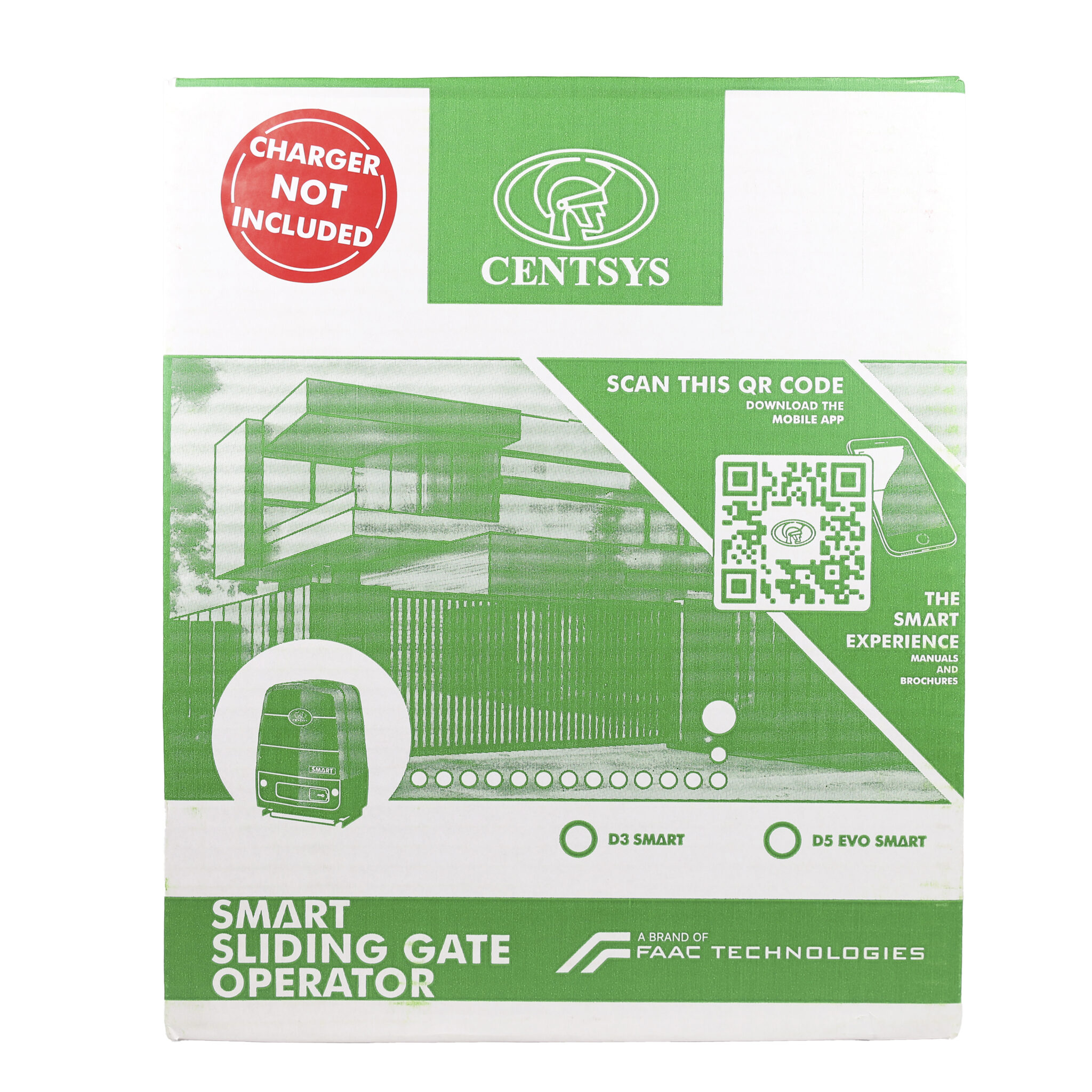 Centsys D3 Smart Solar Sliding Gate Kit | National Garage